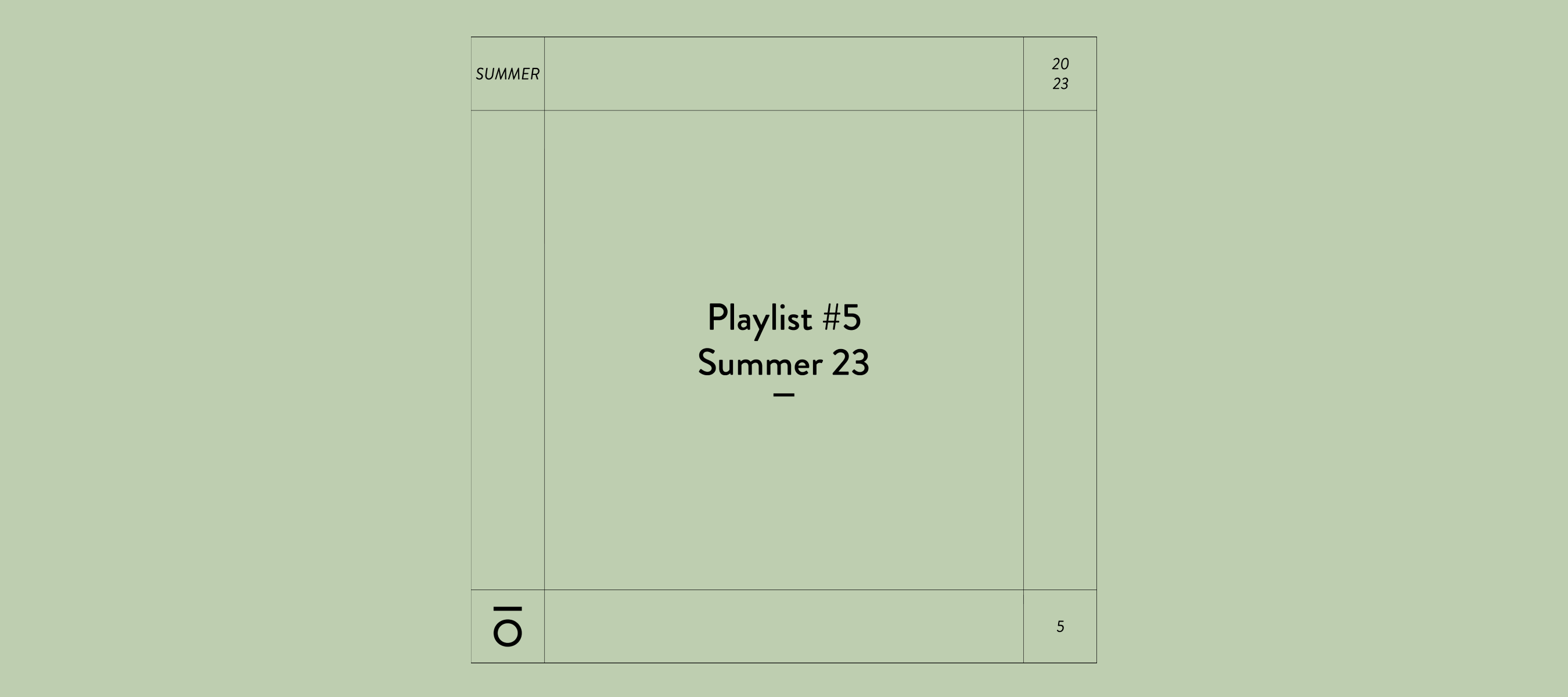 Daso Sounds: Playlist #5 - Summer 23 – Objets Daso
