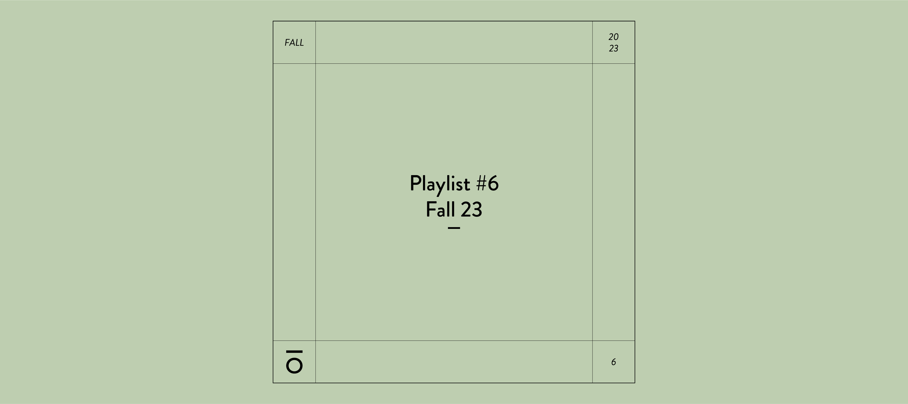 Daso Sounds: Playlist #6 - Fall 23 – Objets Daso